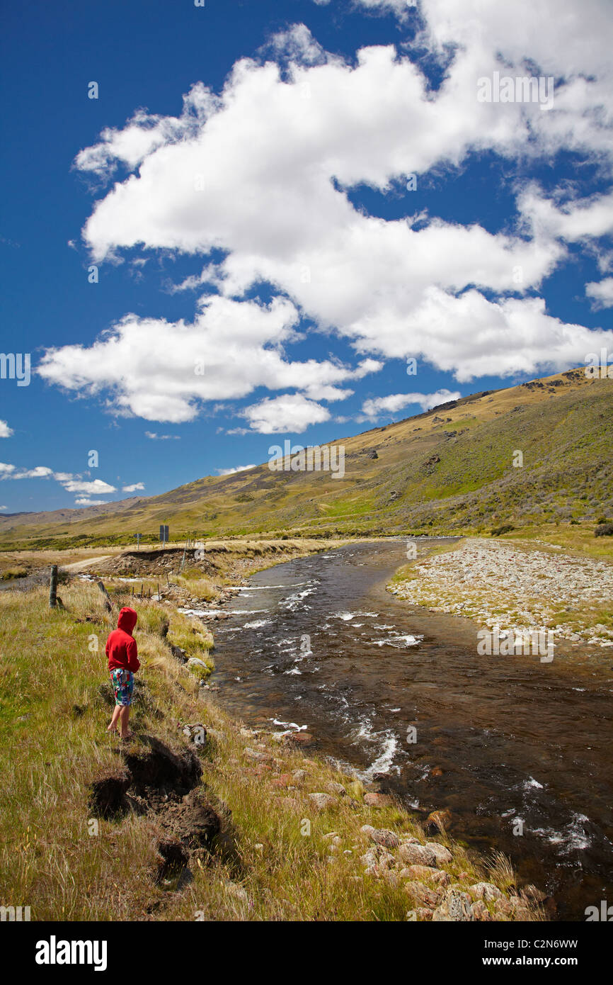 Nevis River, Nevis Valley, Central Otago, South Island, New Zealand ...
