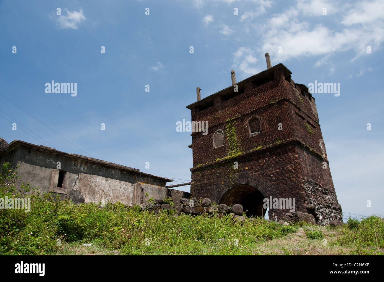 Old French Fort used in Vietnamese war Stock Photo - Alamy