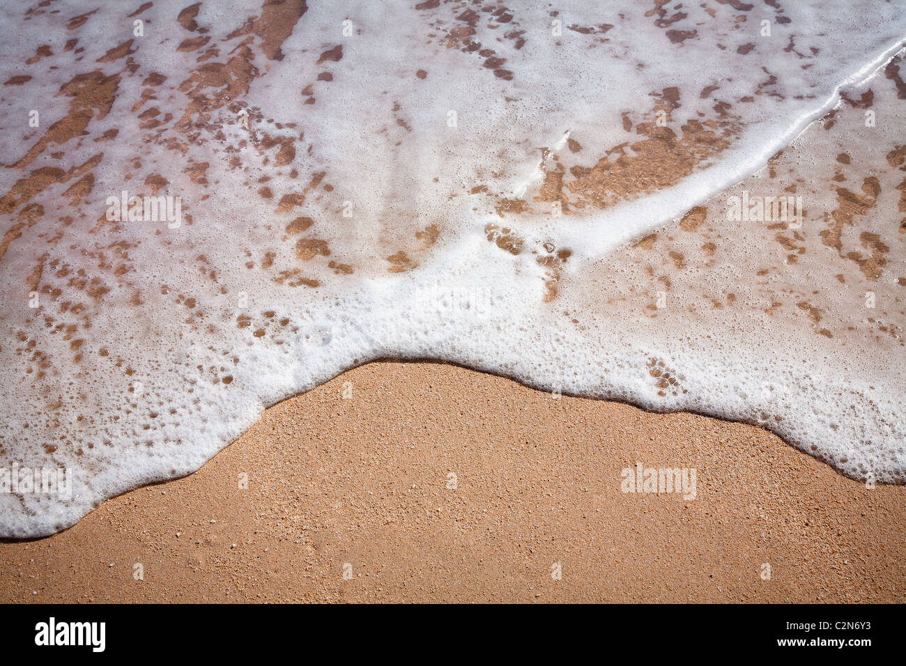 Sand beach close up photo Stock Photo - Alamy