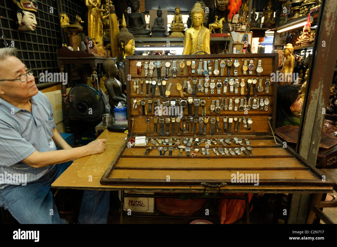 Man selling watches hi-res stock photography and images - Alamy