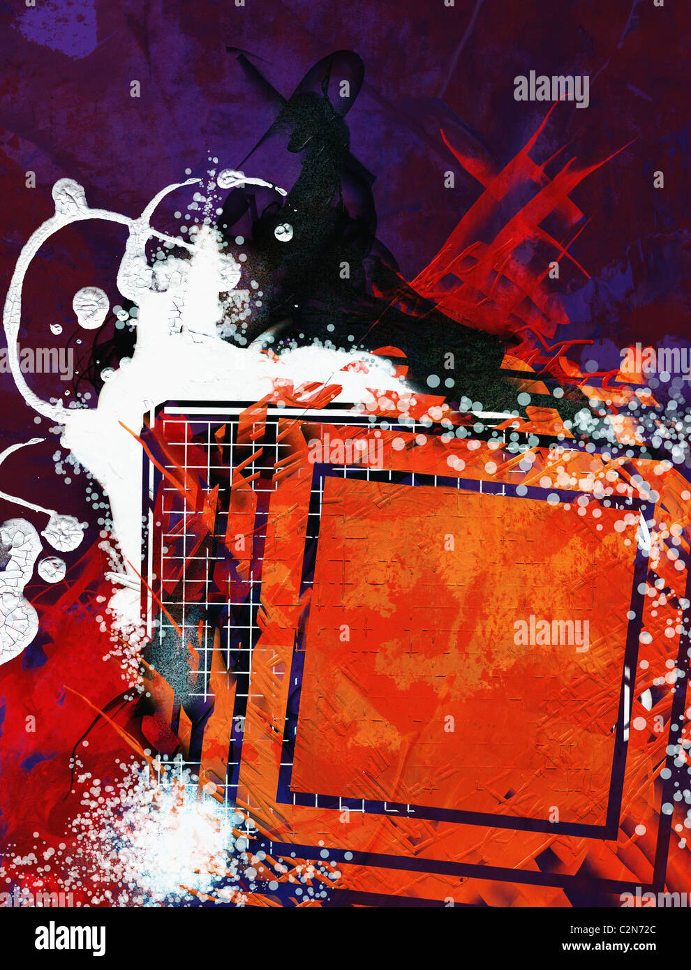 Grunge textured abstract graphic background - collage Stock Photo - Alamy
