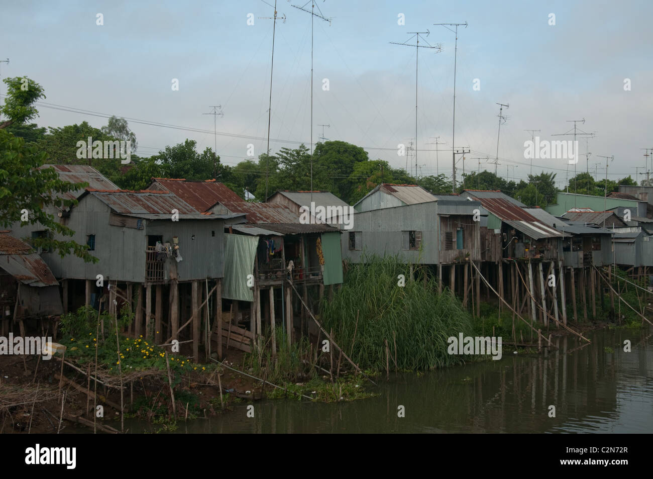Chau doc floating village hi-res stock photography and images - Alamy