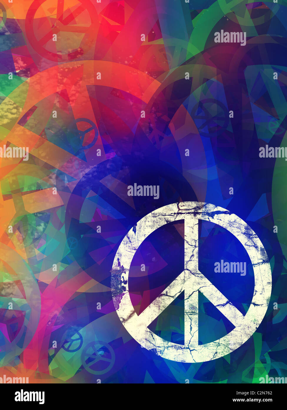 Peace sign woodstock hi-res stock photography and images - Alamy