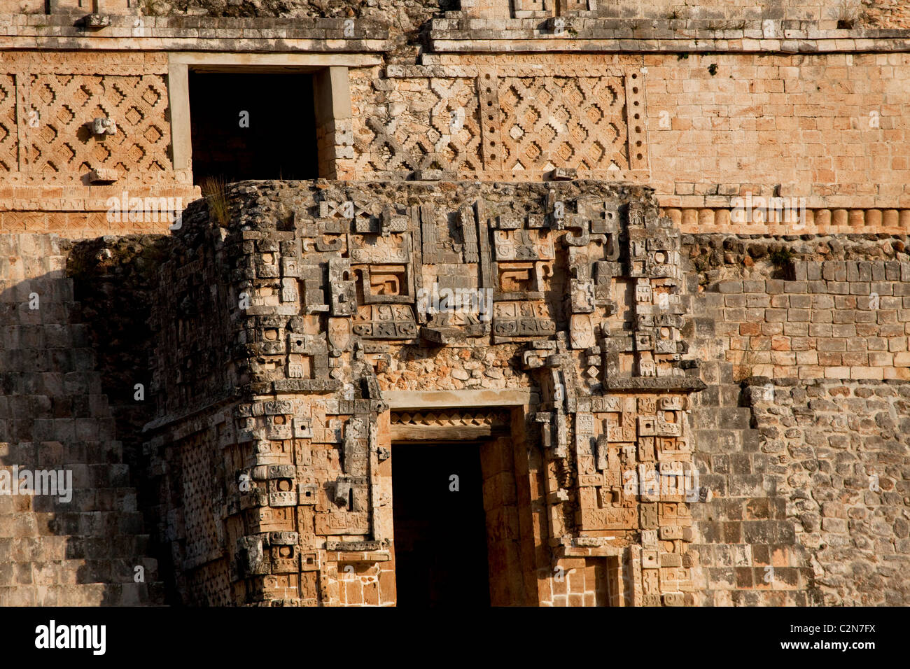 NUNNERY QUADRANGLE IN UXMAL, YUCATAN, MEXICO Stock Photo - Alamy