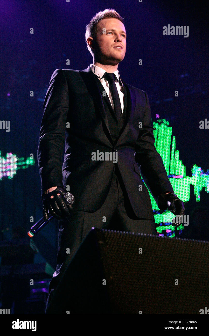 Westlife Performing Live In Concert At Wembley Arena London England