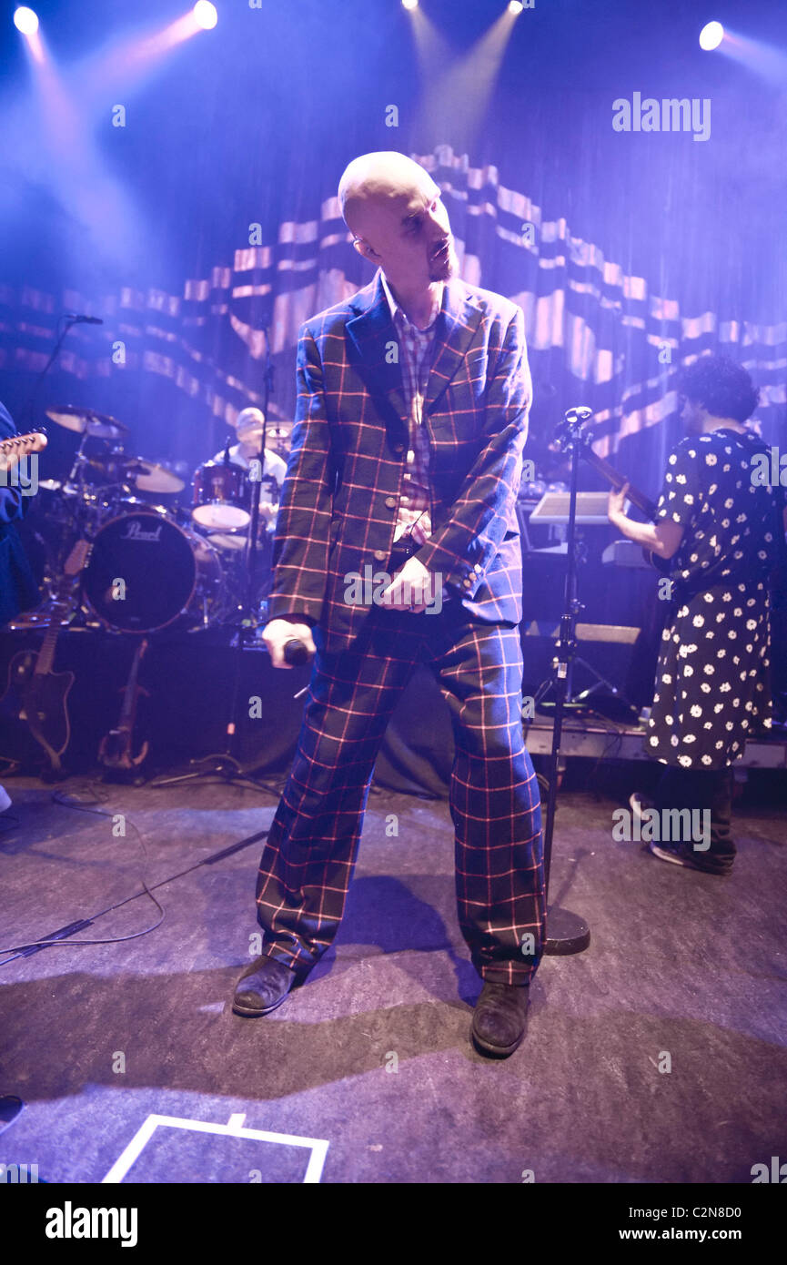 Tim Booth British rock band James performing live at Shepherds Bush ...