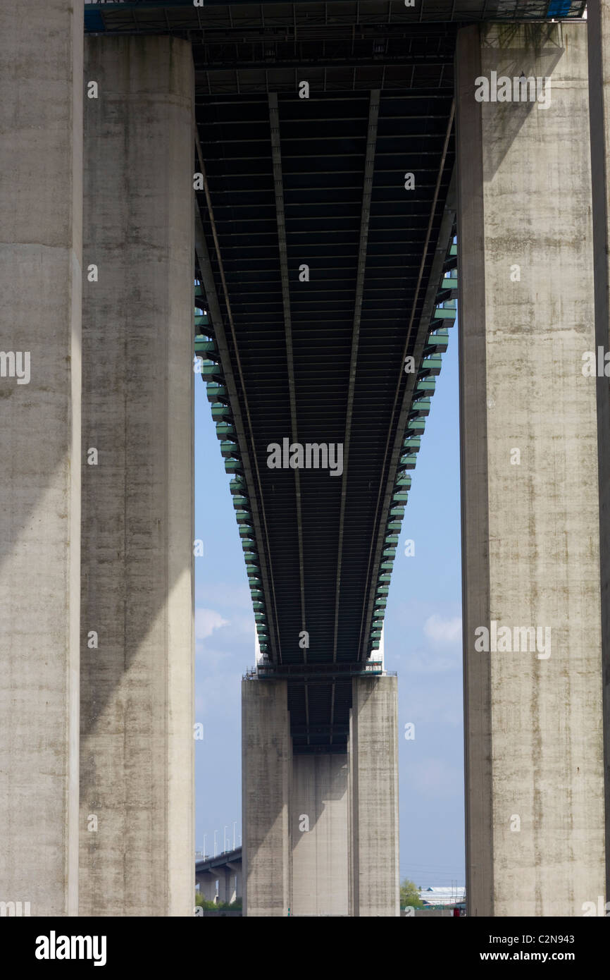 The Queen Elizabeth II Bridge dartford river thames M25 crossing london ...