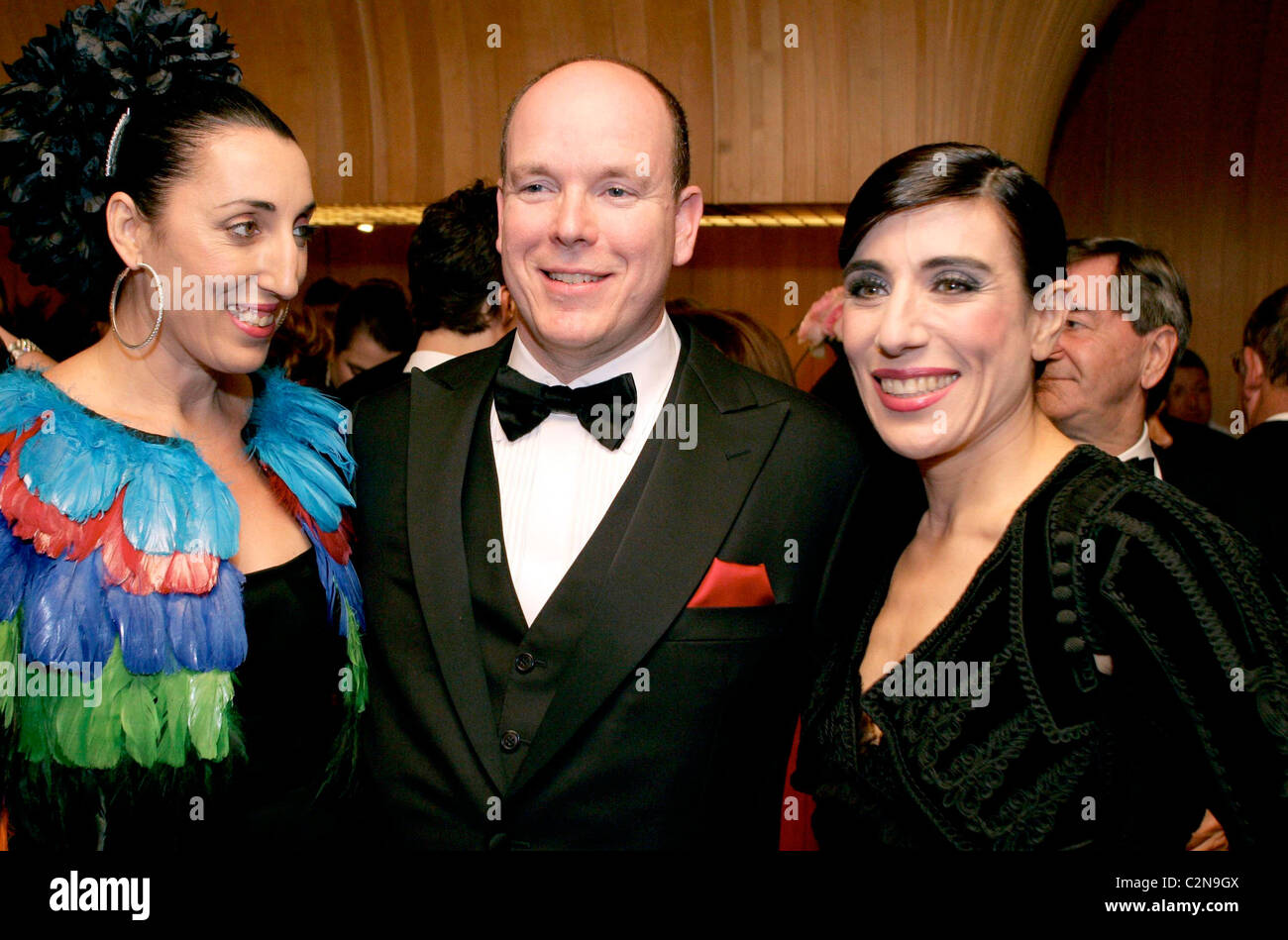 Rossy de Palma, Prince Albert II of Monaco and Blanca Li 2008 Monte ...
