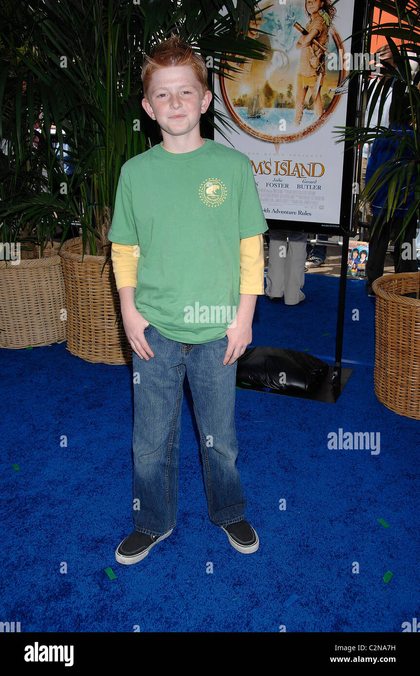 Zane Huett The World Premiere of Nim's Island at Grauman's Chinese ...