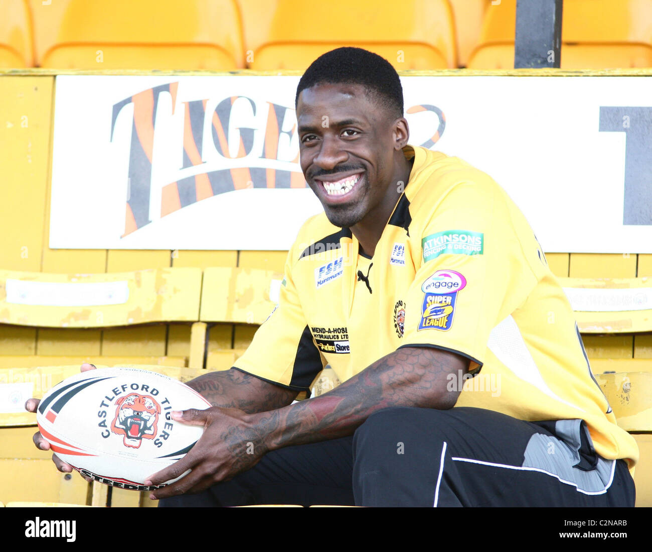 Dwain Chambers English sprinter has signed with the Castleford Tigers ...
