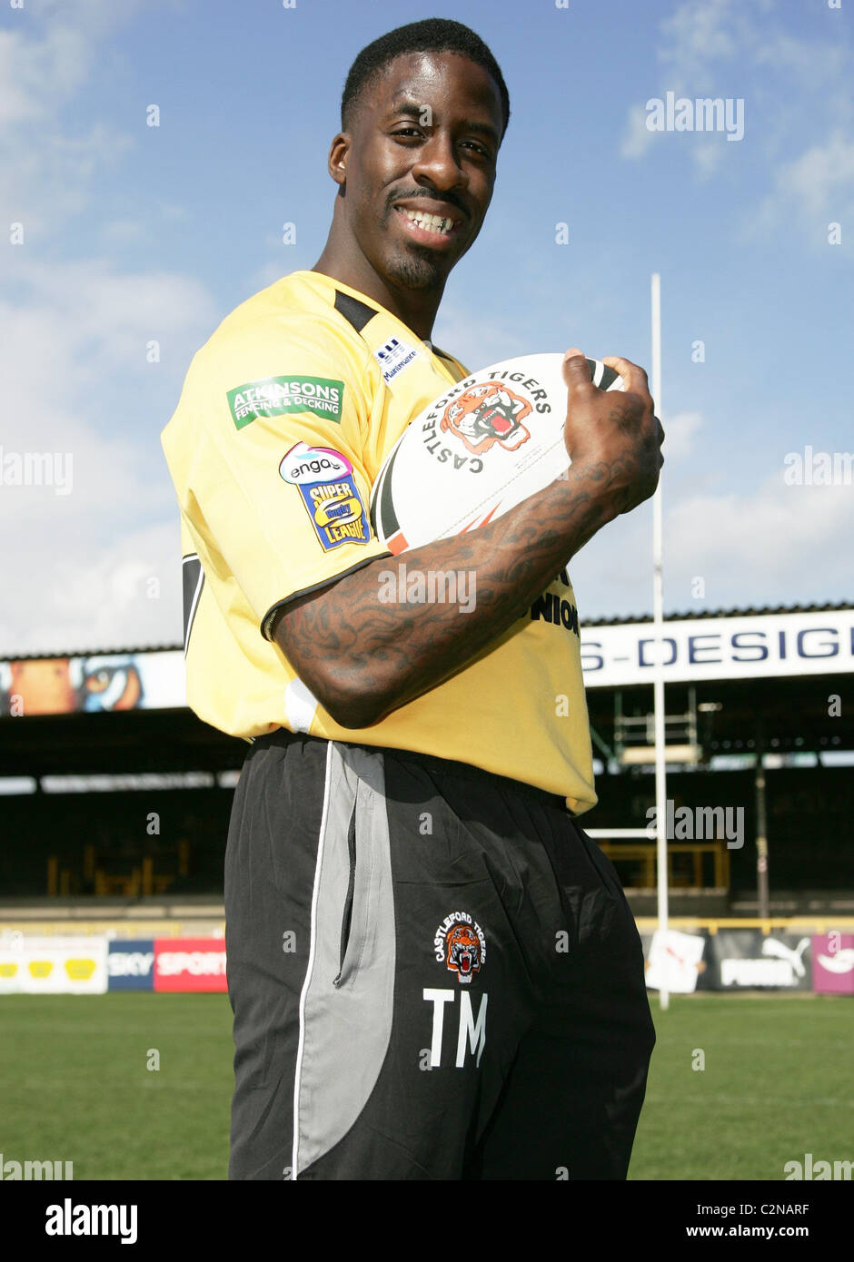Dwain Chambers English sprinter has signed with the Castleford Tigers ...