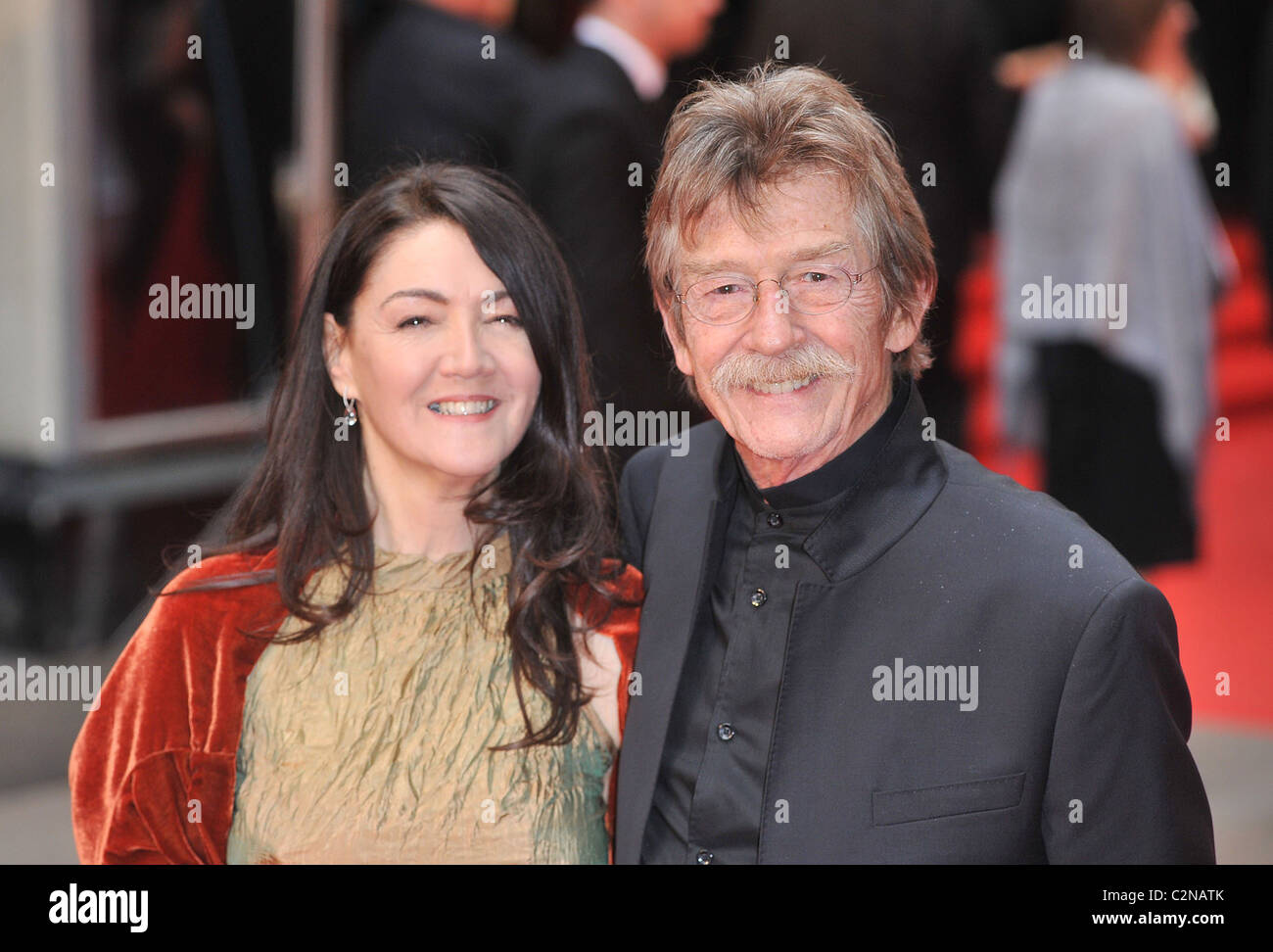 John Hurt and wife Ann Rees Meyers British Academy Television Awards ...