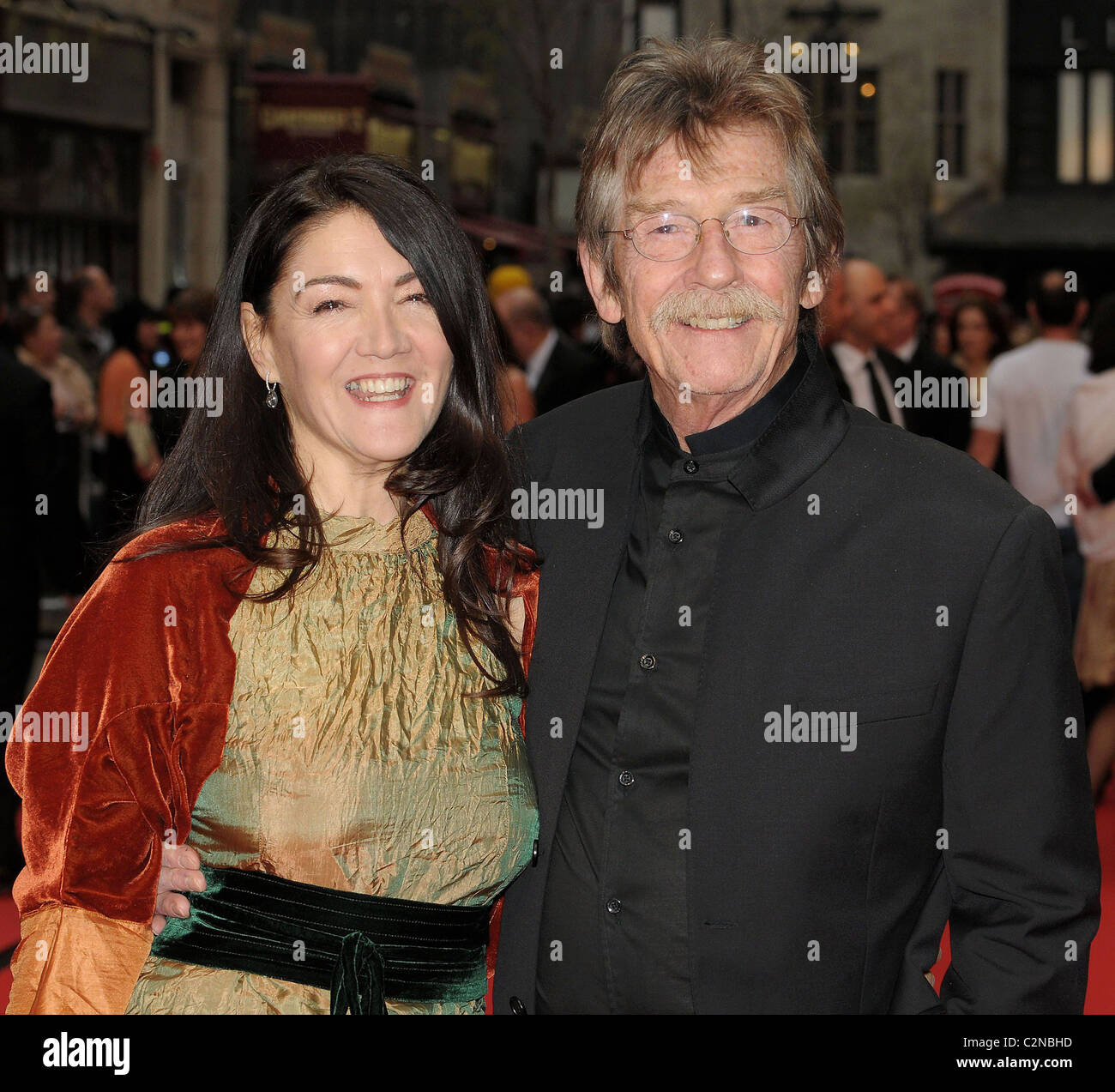 Anwen Rees Meyers and John Hurt at British Academy Television Awards ...