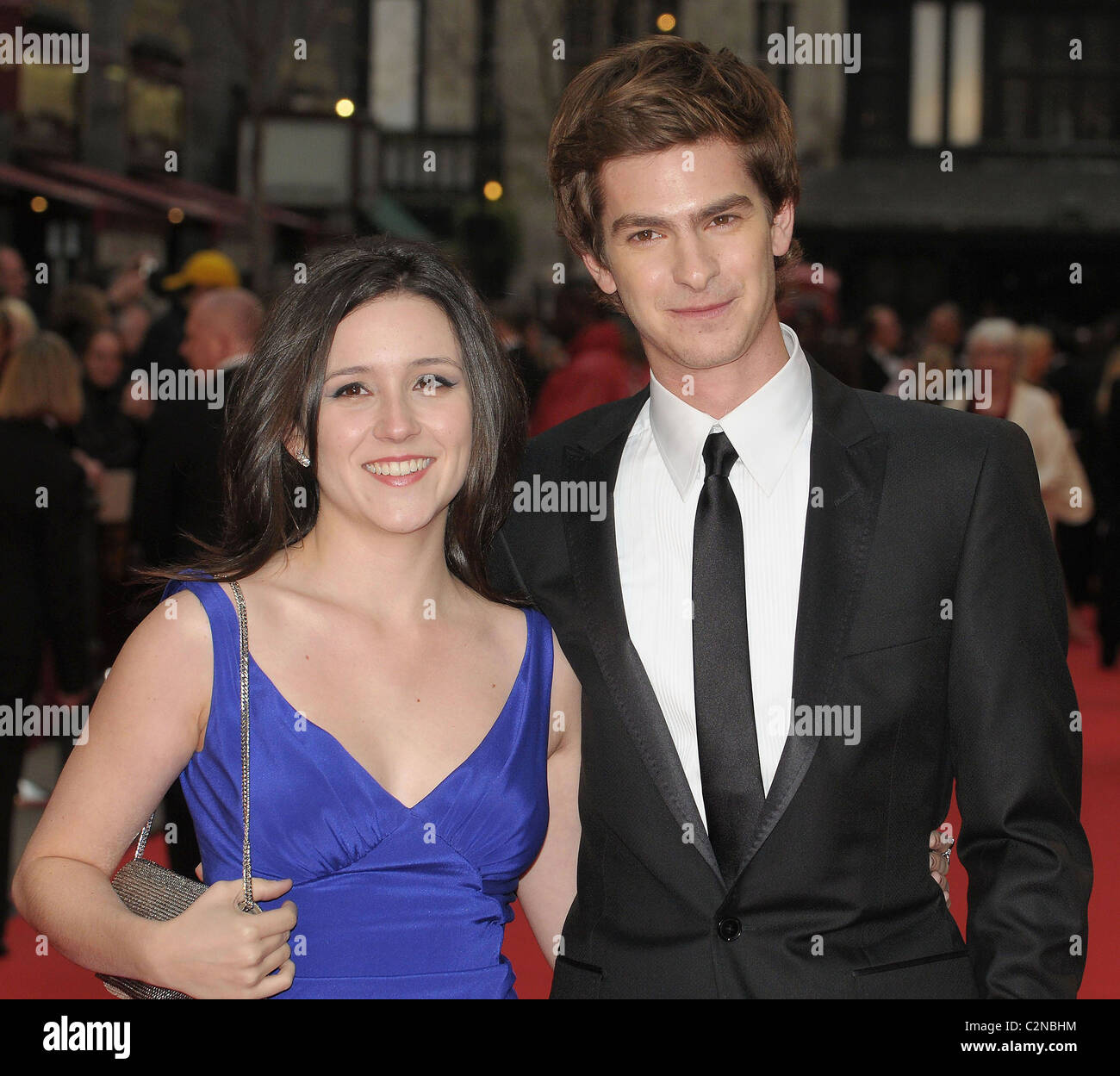 Andrew Garfield and Shannon Marie Woodward at British Academy ...