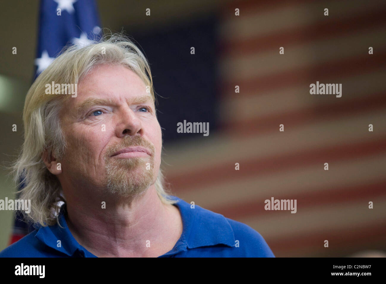 Virgin Group Founder And Chairman Sir Richard Branson Attends A Press
