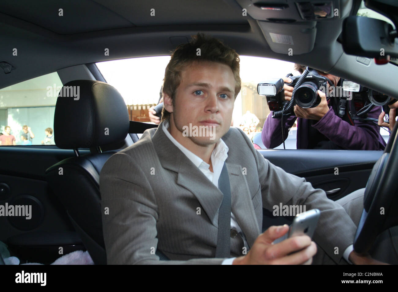 Spencer Pratt at the launch of Heidi Montag's new clothing line at ...