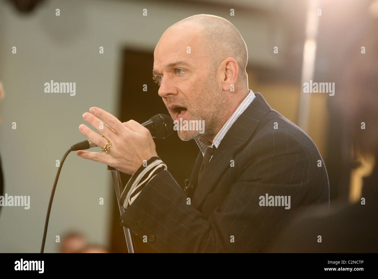 Michael Stipe R.E.M performs live on NBC's 'The Today Show' Toyota ...