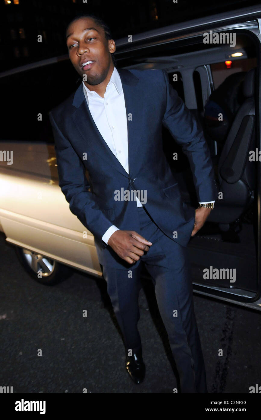 Lemar arrives at the Royal Albert Hall for Ali Campbell's concert ...