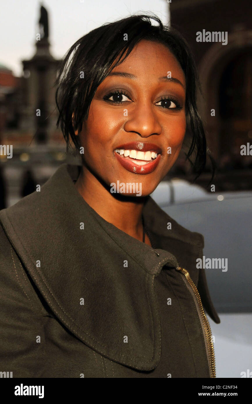 Beverley Knight arrives at the Royal Albert Hall for Ali Campbell's ...