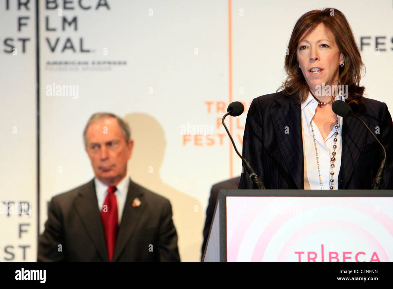 Jane Rosenthal and Mayor Bloomberg 7th Annual Tribeca Film Festival ...