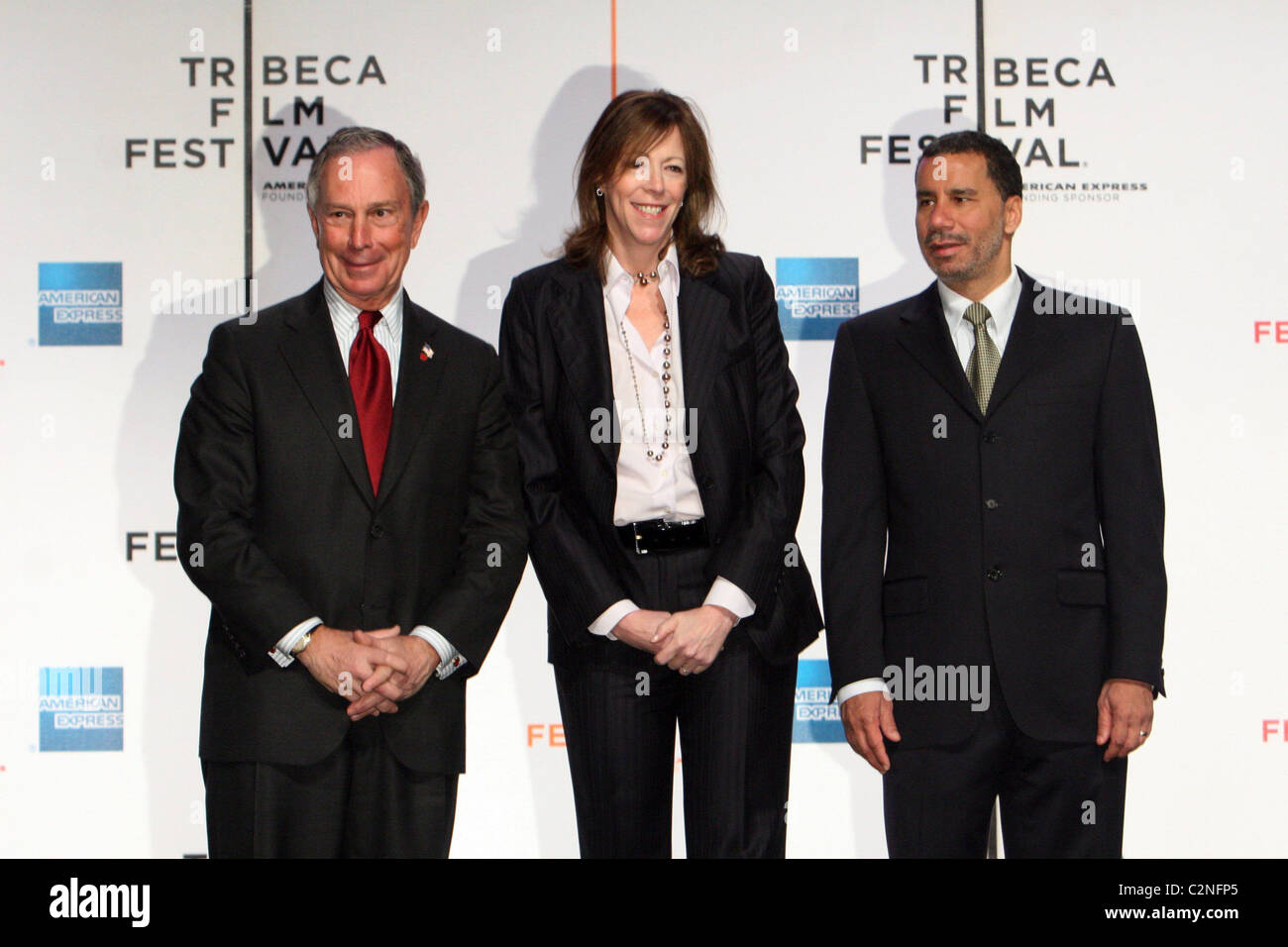 Mayor Michael Bloomberg, Jane Rosenthal and Governor David Paterson 7th ...