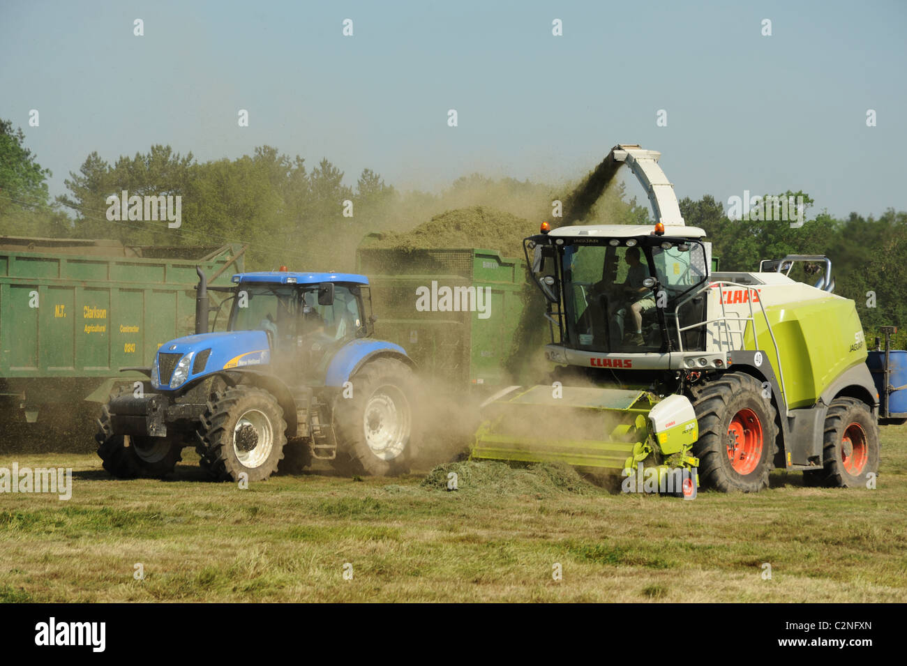 Collecting silage hi-res stock photography and images - Alamy