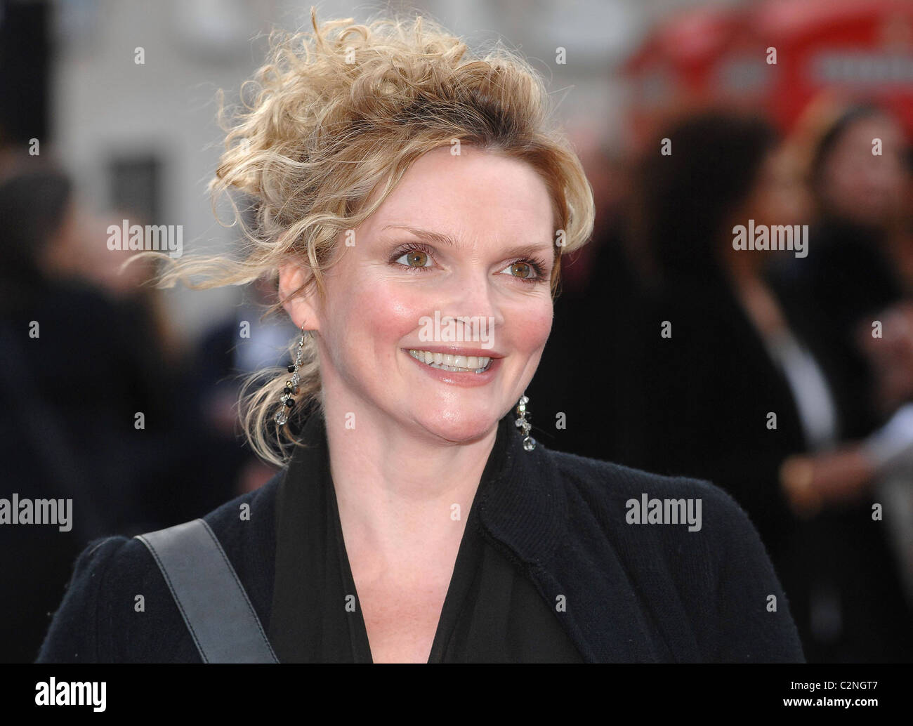 Sharon Small UK film premiere of 'Iron Man' at Odeon Leicester Square ...