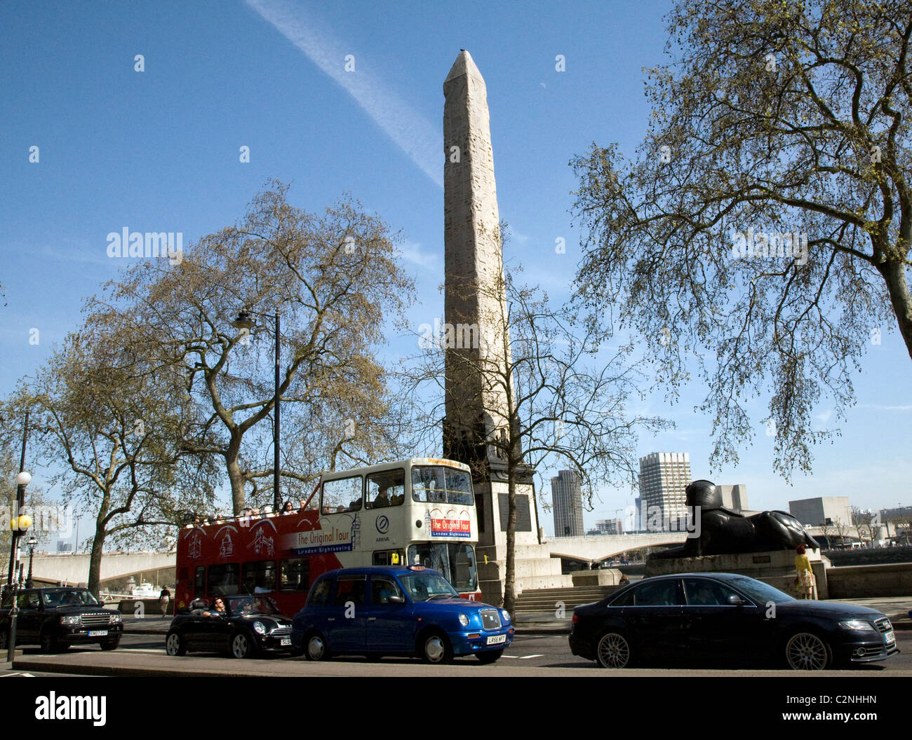 Cleopatra's needle The Embankment London England Stock Photo - Alamy
