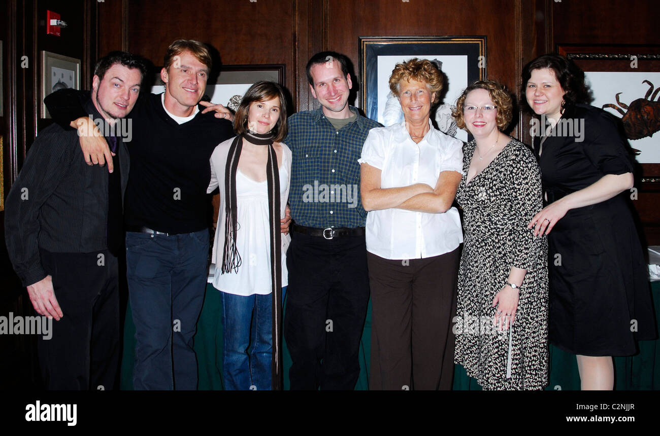 Deaf actor Robert DeMayo, deaf actor Anthony Natale, actress Sabrina ...
