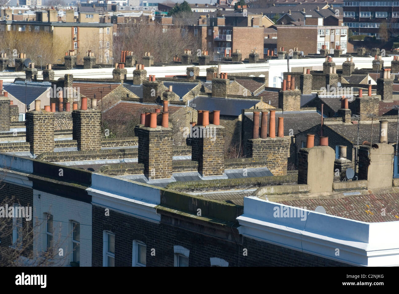 British rooftops hi-res stock photography and images - Alamy