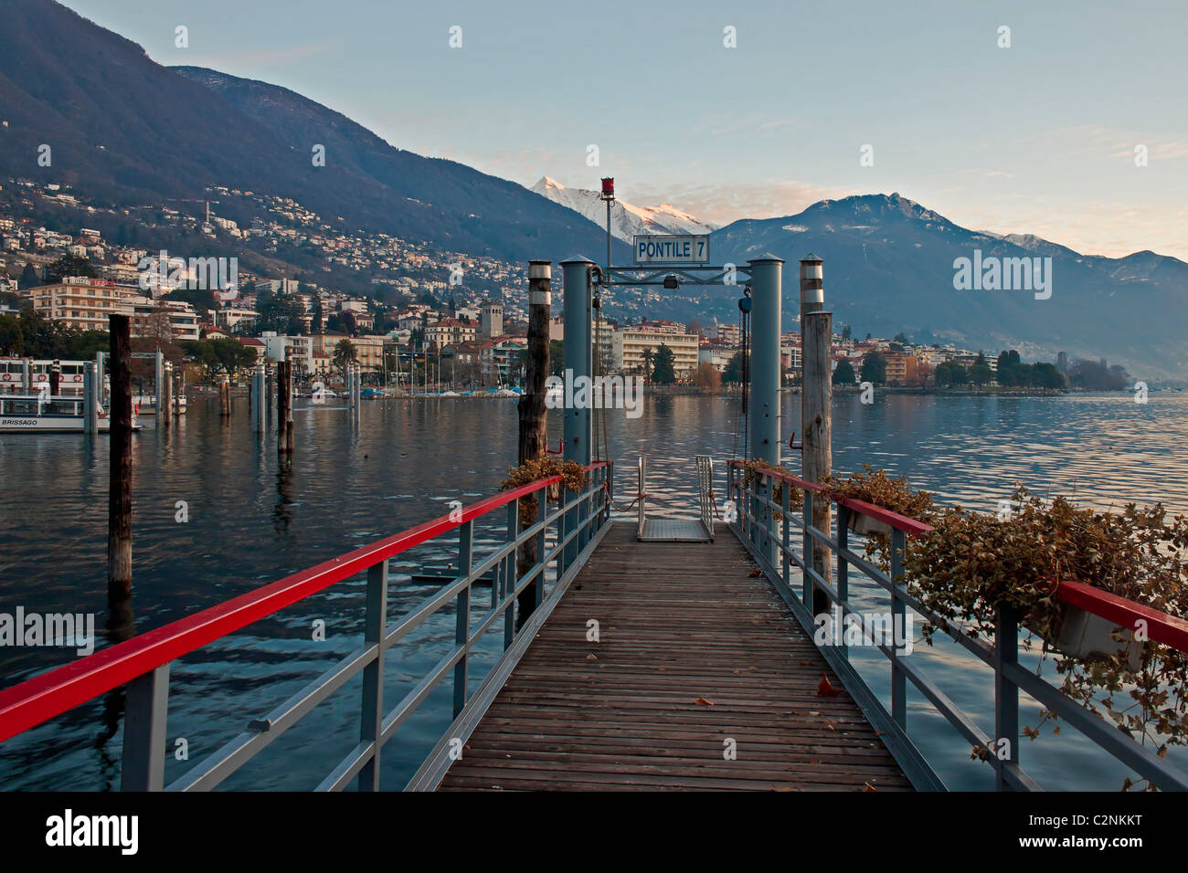 Pier in locarno hi-res stock photography and images - Alamy
