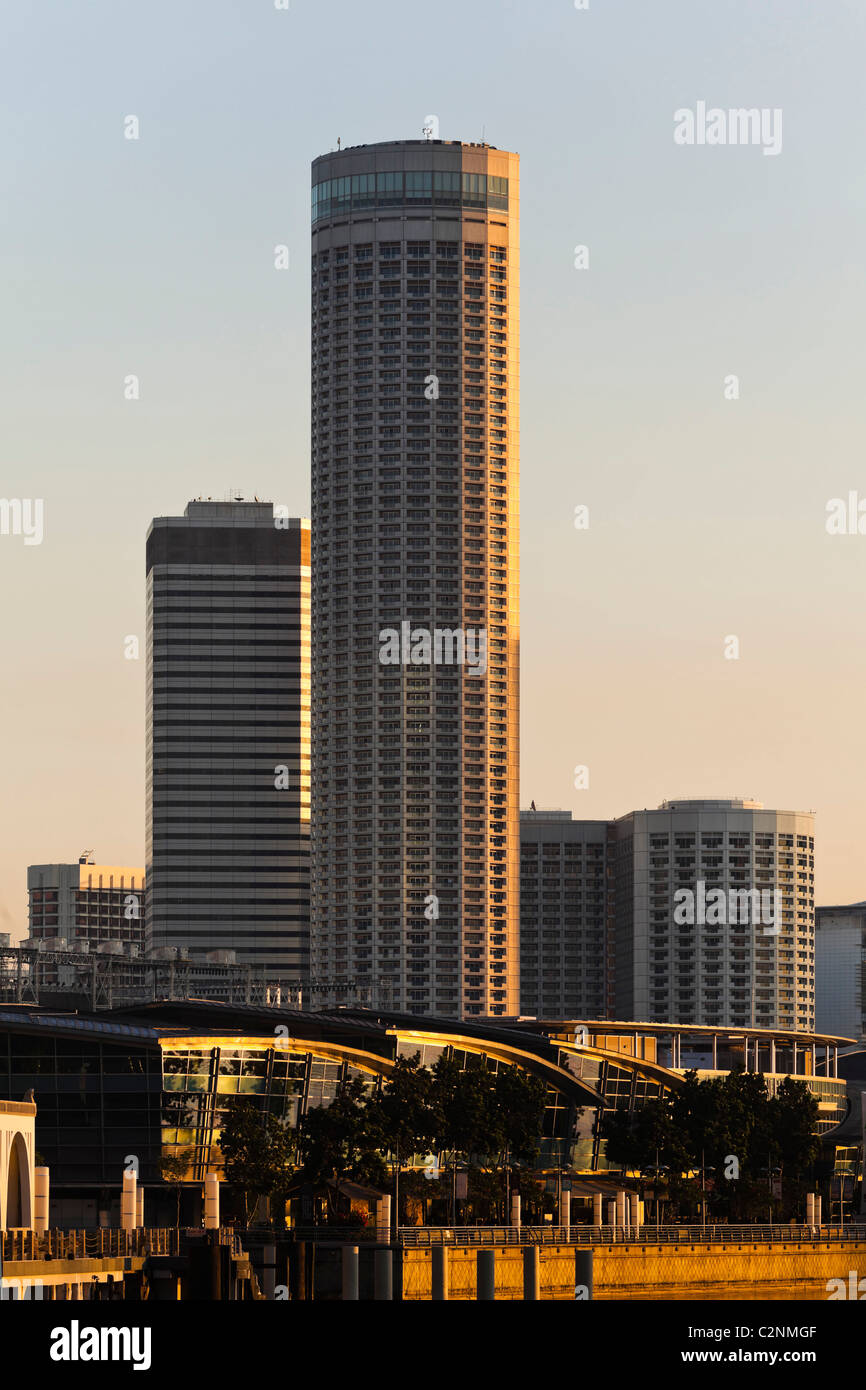 The Raffles City hotel, office and shopping complex was designed by I ...