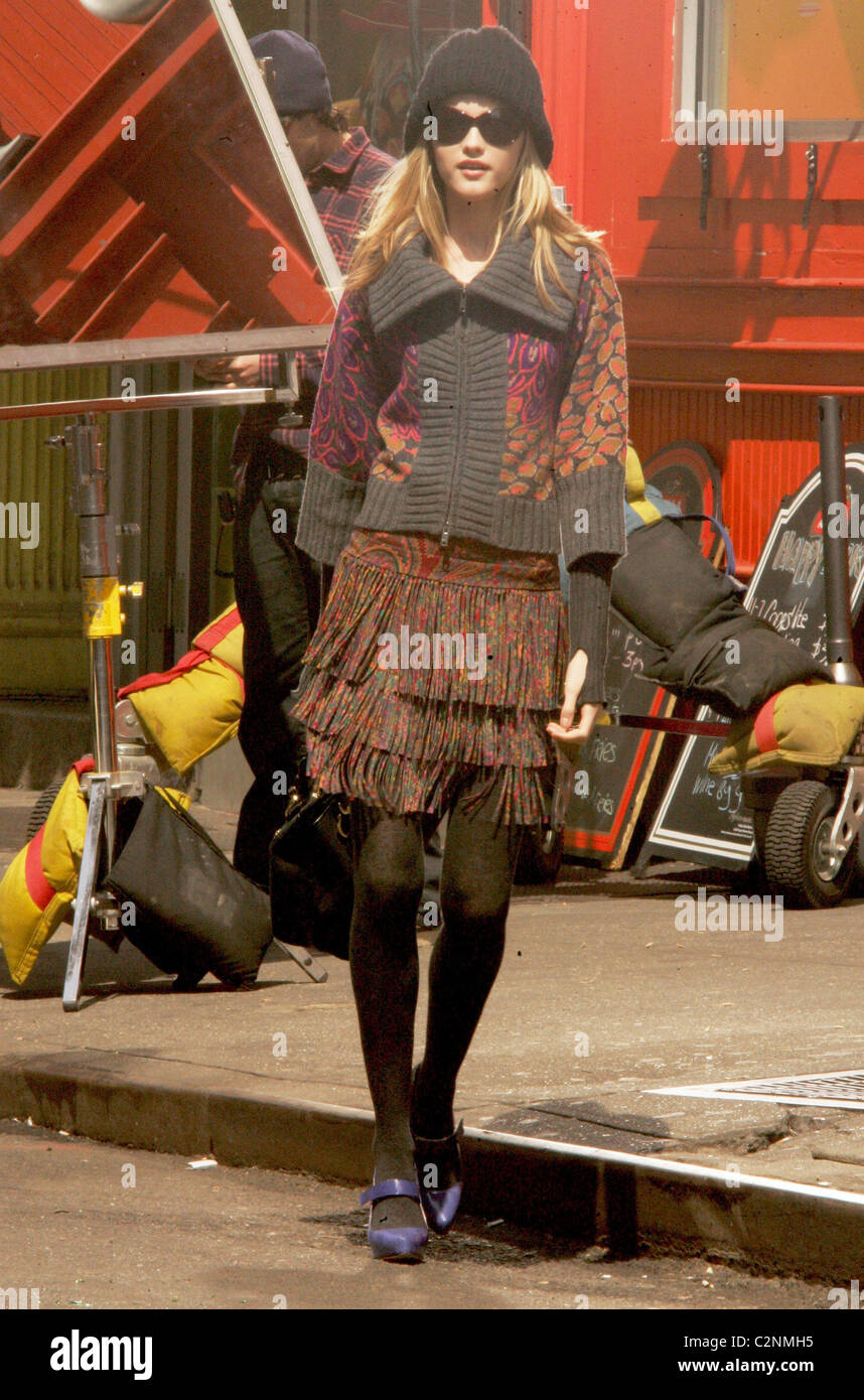 Varda fashion model behind the scenes of a DKNY photo shoot New York ...