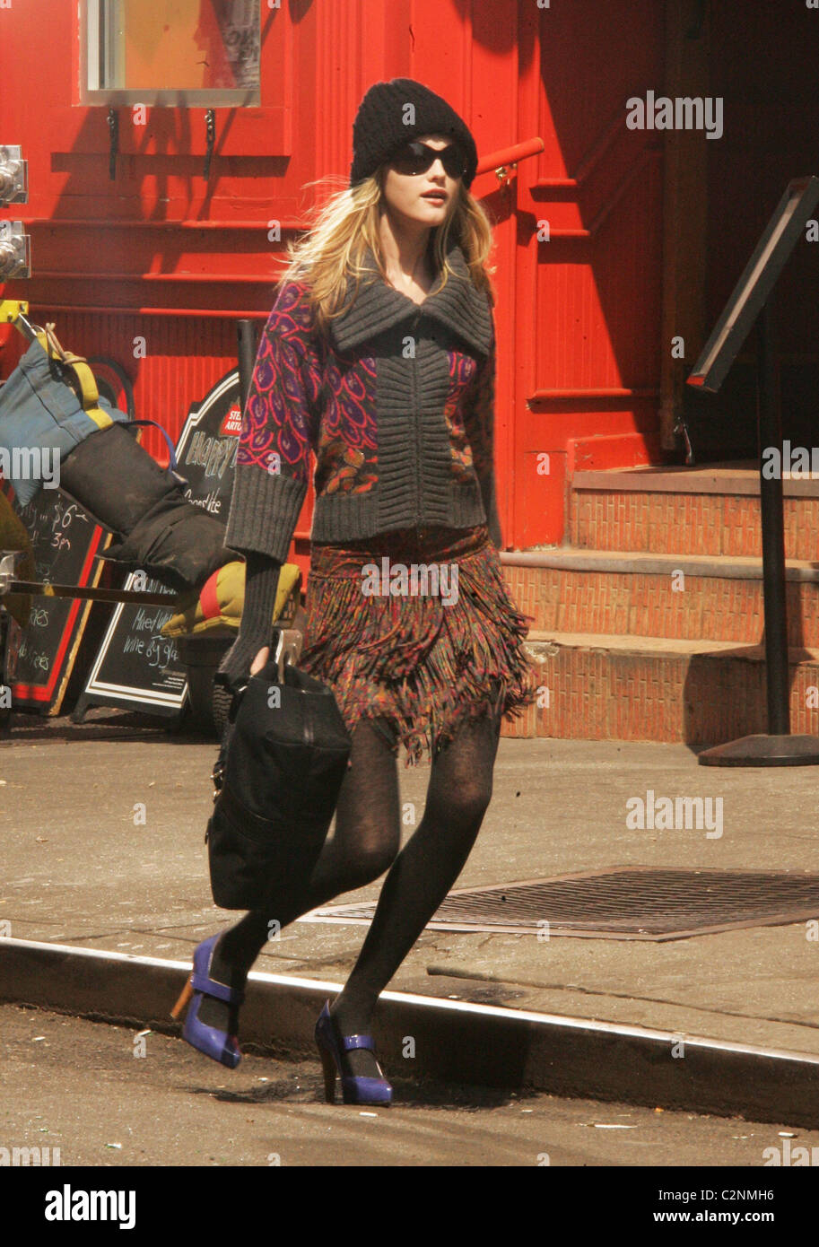 Varda fashion model behind the scenes of a DKNY photo shoot New York ...