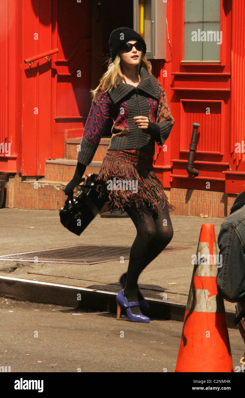 Varda fashion model behind the scenes of a DKNY photo shoot New York ...