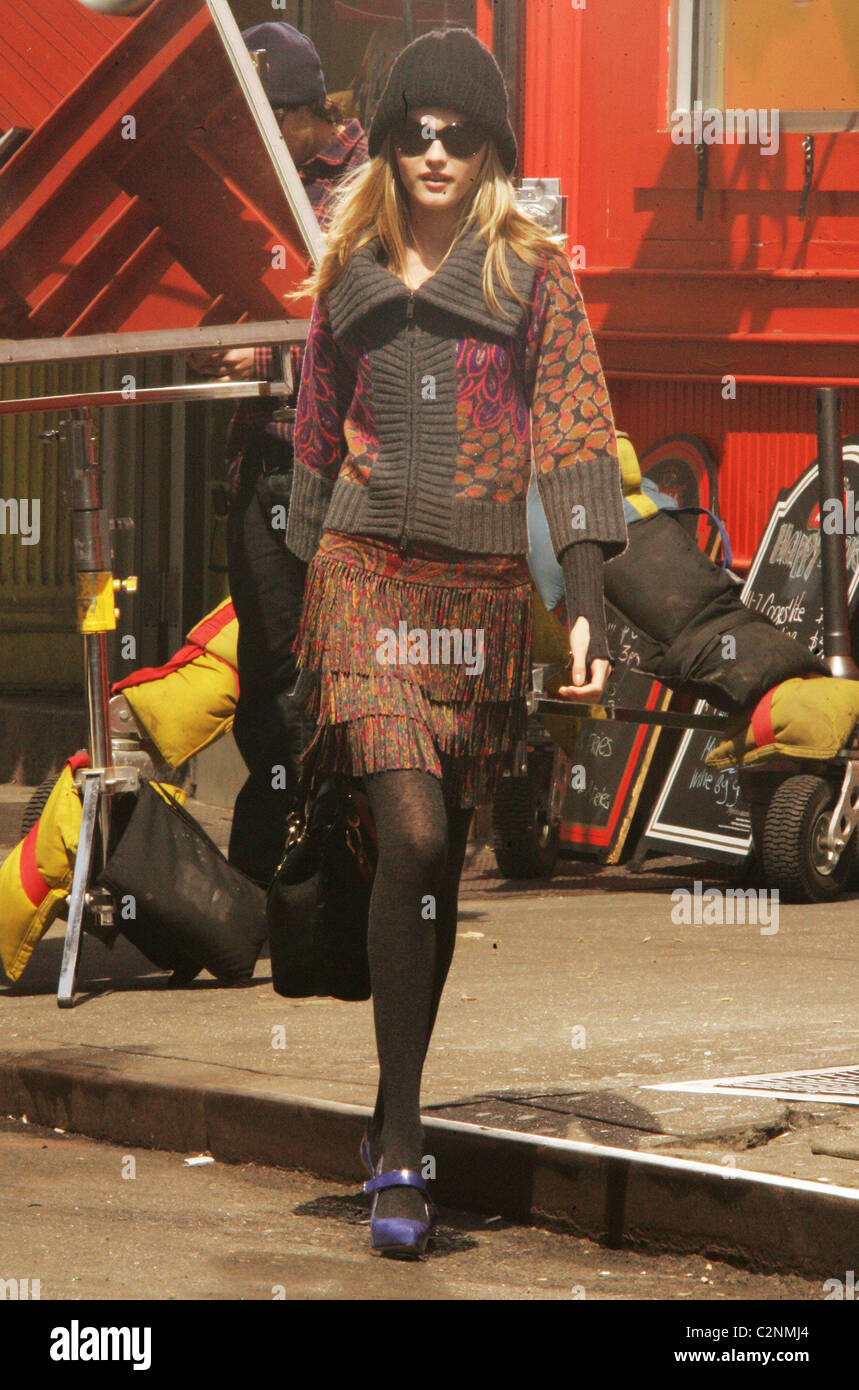 Varda fashion model behind the scenes of a DKNY photo shoot New York ...