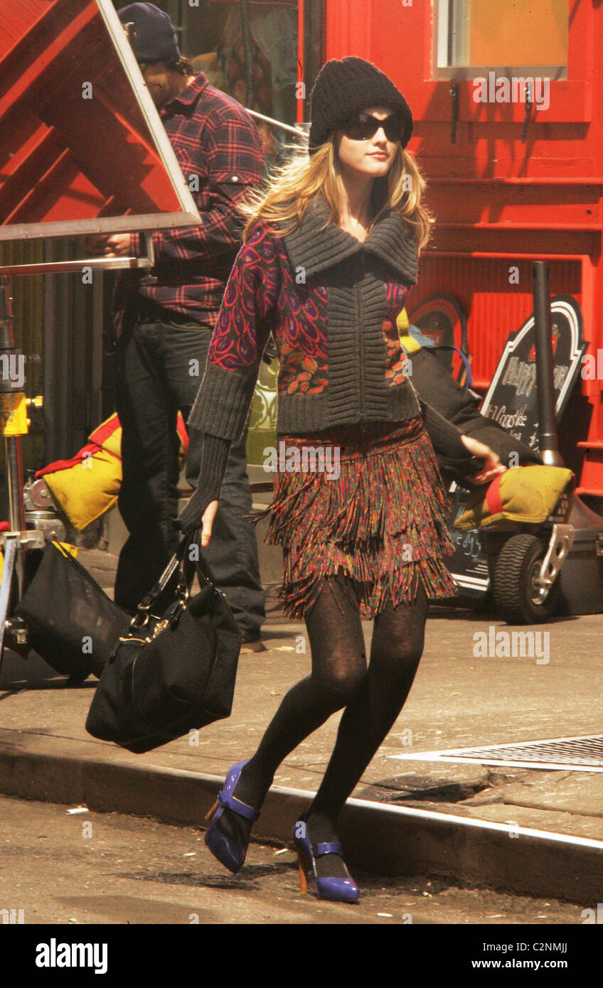 Varda fashion model behind the scenes of a DKNY photo shoot New York ...