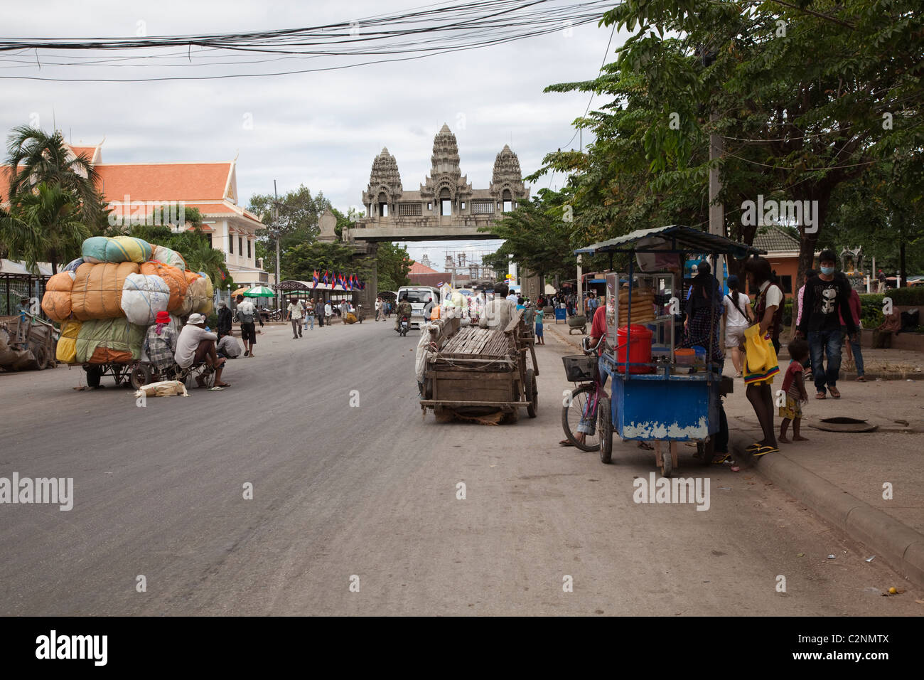 Cambodia border hi-res stock photography and images - Alamy