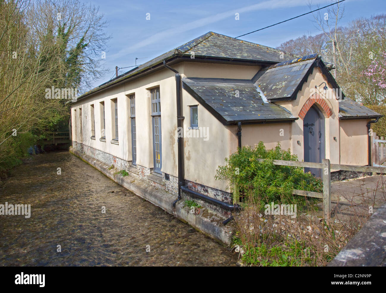 Old School House in Nether Wallop, Hampshire, England Stock Photo - Alamy