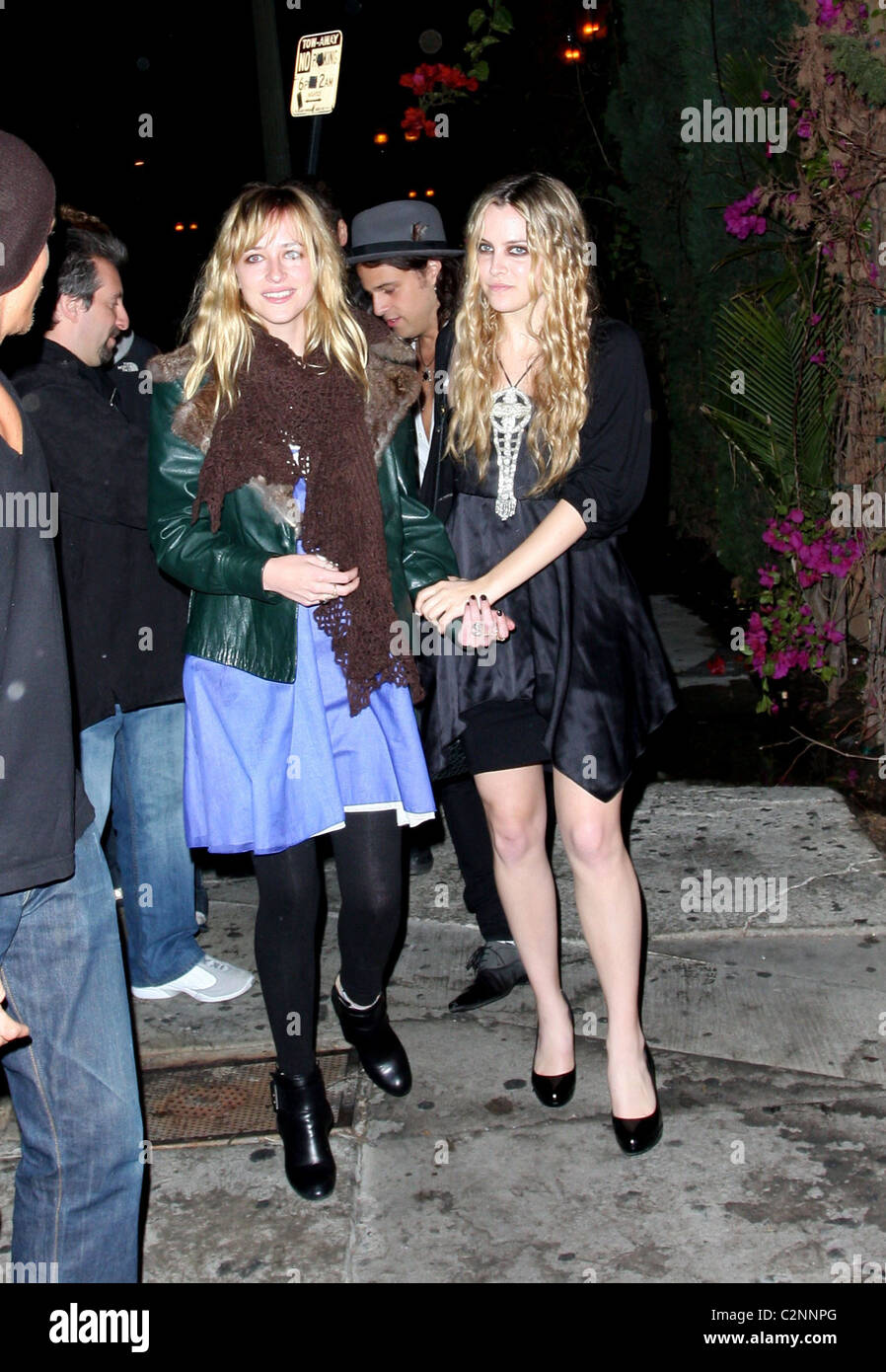 Dakota Johnson, Danielle Riley Keough and Ryan Cabrera leave the Green ...