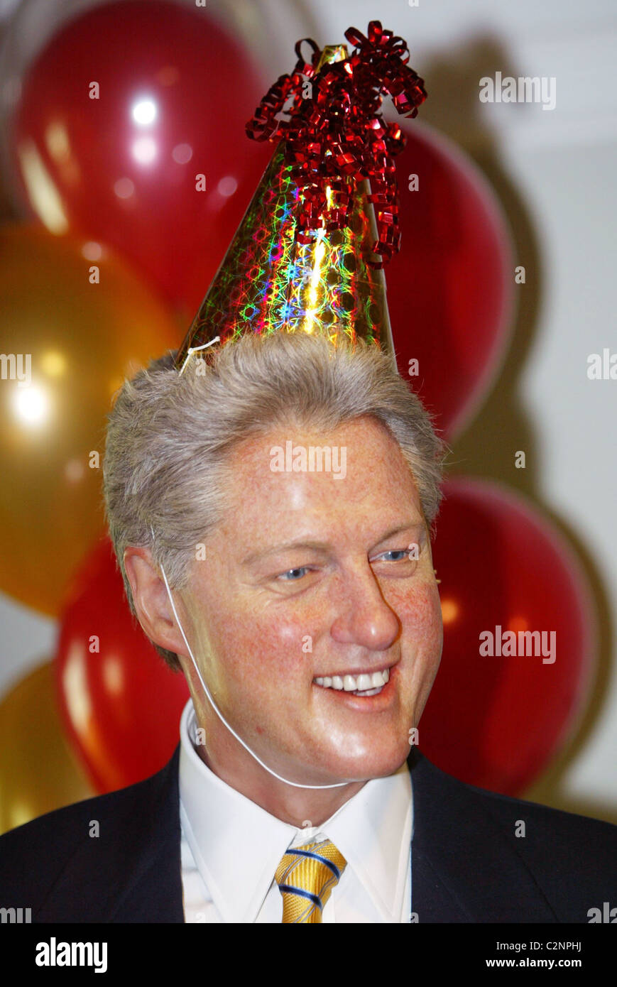 Former U.S. president Bill Clinton wax figure Madame Tussauds imported ...