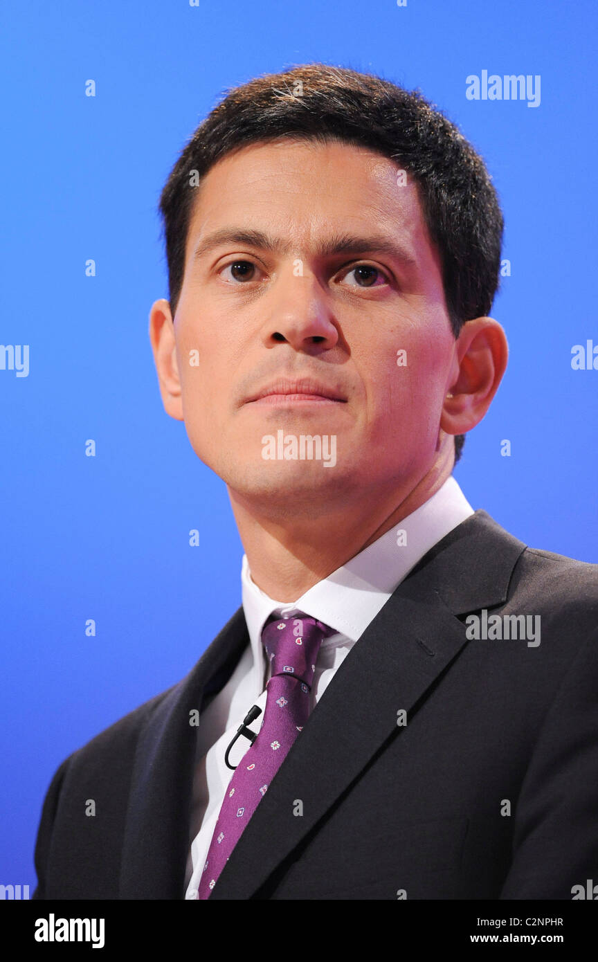 David Miliband MP attends the Labour Conference 2009 at Brighton, 1st ...