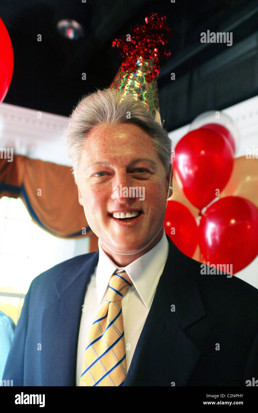 Former U.S. president Bill Clinton wax figure Madame Tussauds imported ...
