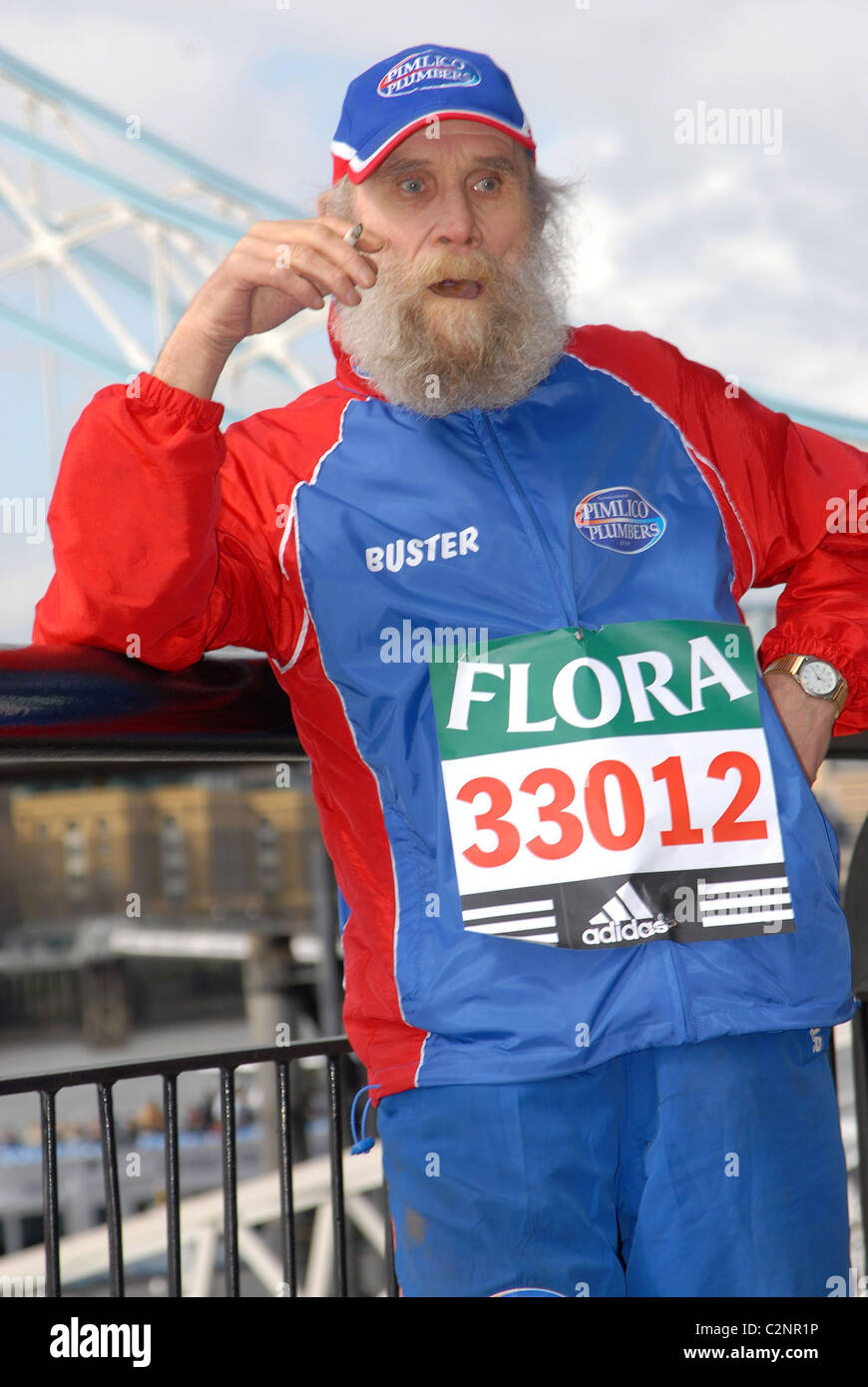 Buster Martin The oldest runner in this years race at 101 years old ...