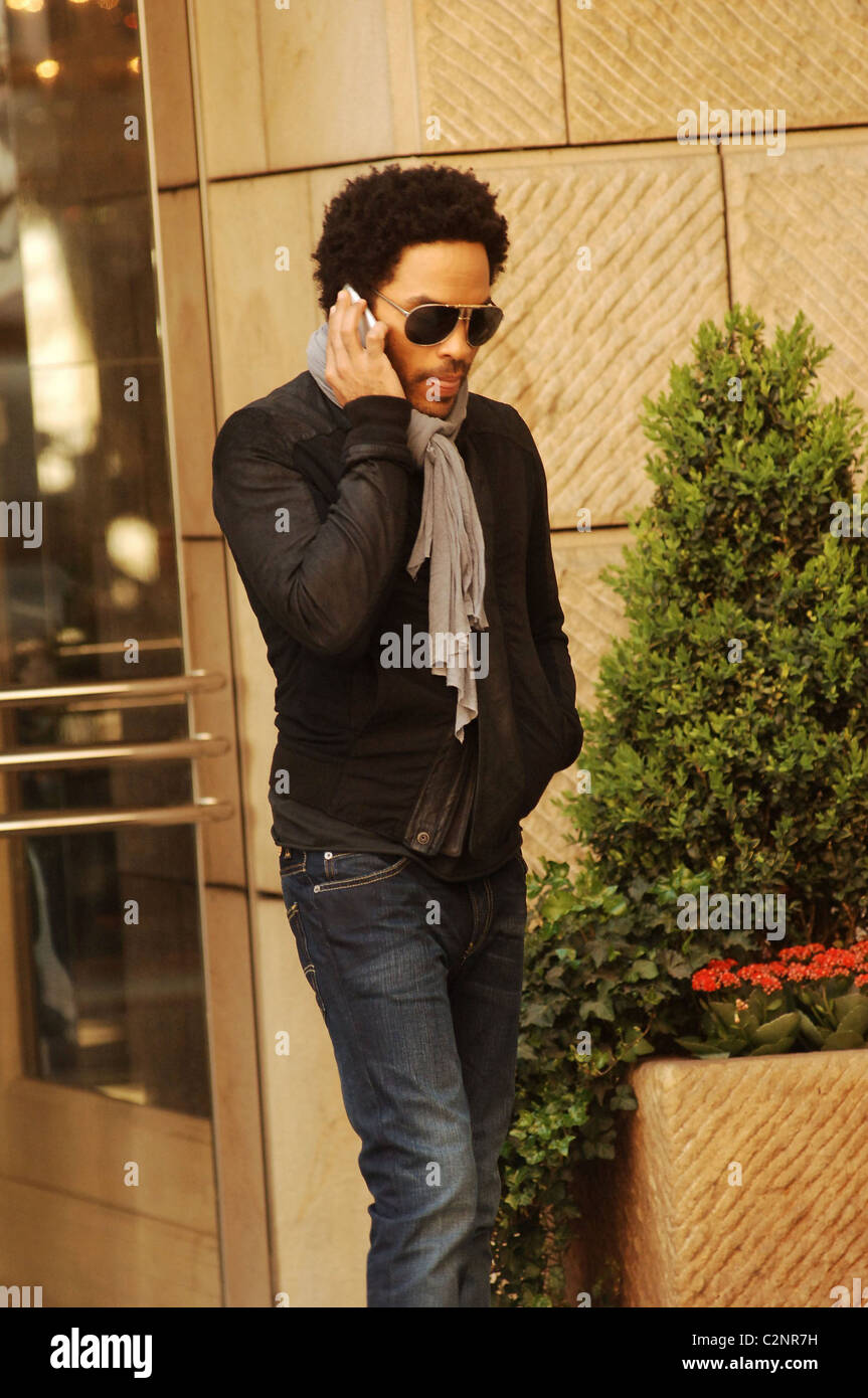 Lenny Kravitz on the set of a new Levi's commercial Prague, Czech ...