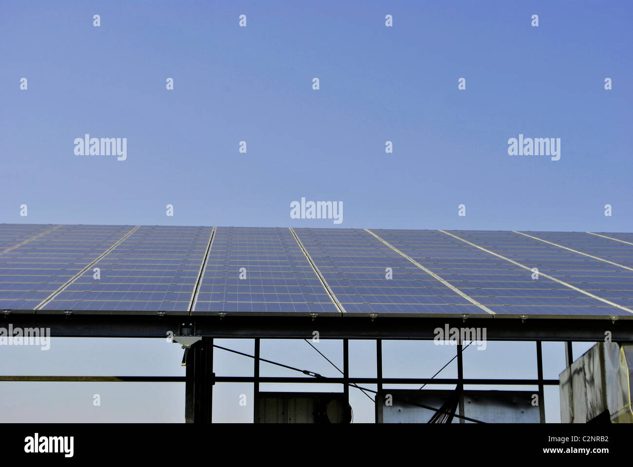 solar panels, green economy Stock Photo - Alamy