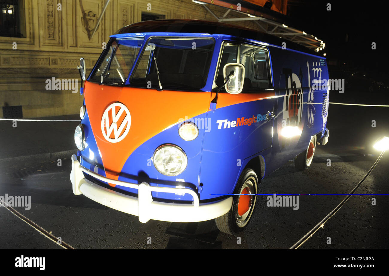 The Who's iconic Volkswagen 'Magic Bus' on display at the Royal Albert ...