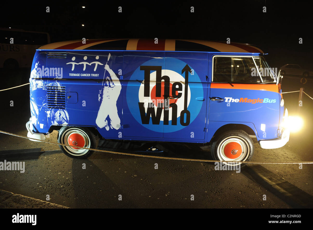 The Who's iconic Volkswagen 'Magic Bus' on display at the Royal Albert ...
