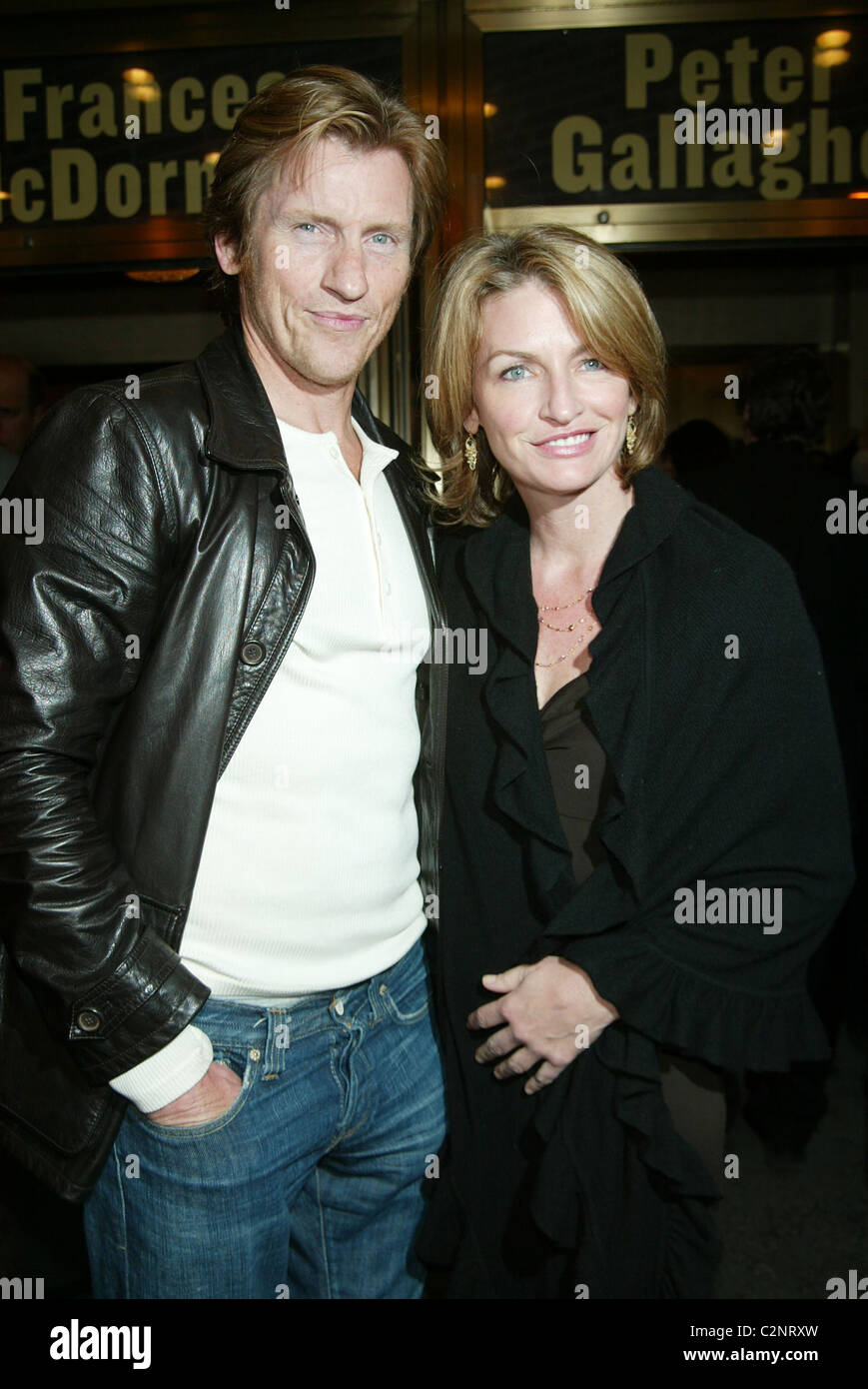 Denis Leary and his wife Ann Lembeck Opening night of 'The Country Girl ...