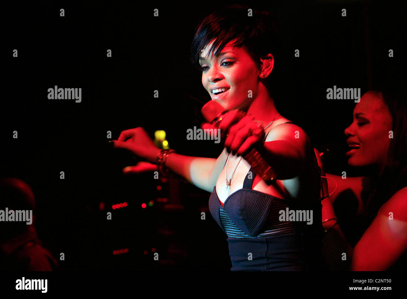 Rihanna performs at the Island Def Jam & Escada Moon Sparkle's 'A Girls ...